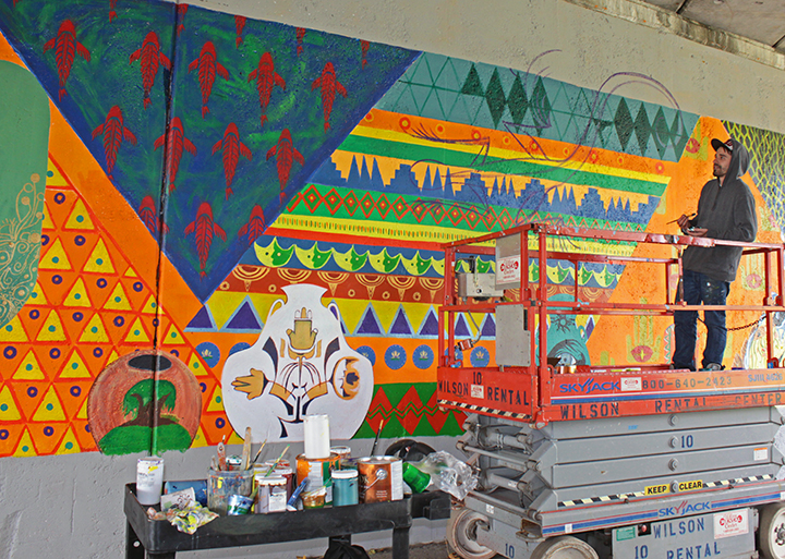 A Ribbon Cutting Event for a New Mural in Corning - The Rockwell Museum